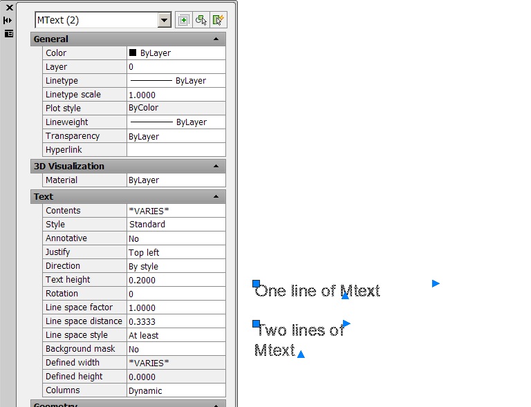 Solved: "Match Properties" no longer matches mtext width? - Autodesk Community