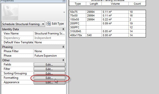 dimensions in schedules - Autodesk Community