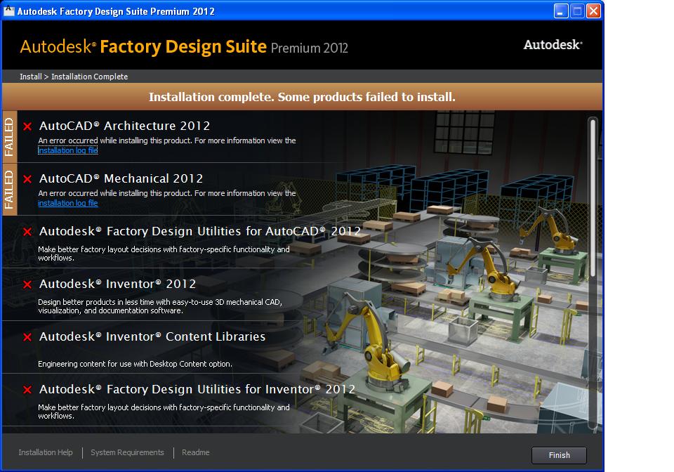 Solved: Factory Design Suite Installation Failure - Windows XP - Autodesk Community