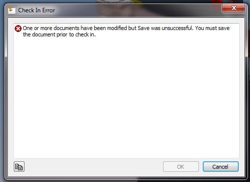 Solved: Vault Save Check in Error - Autodesk Community