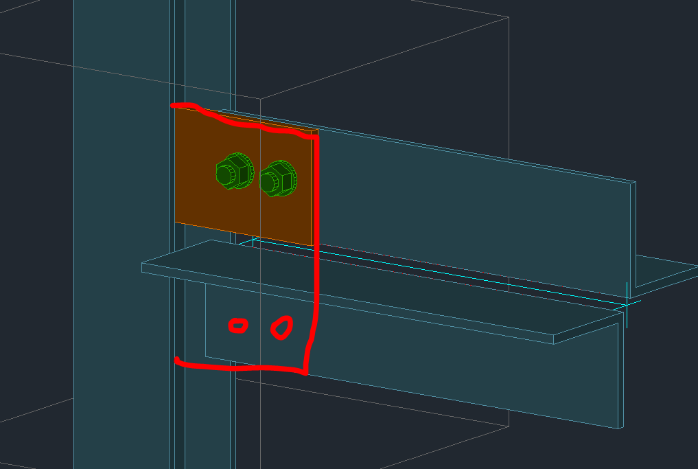 Bracing connection for star angle diagonals - Autodesk Community