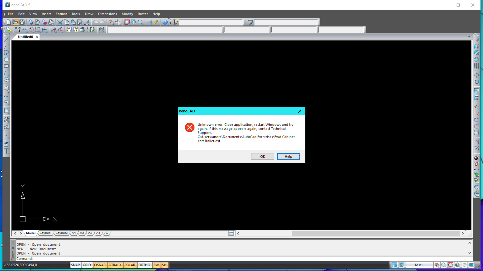 Solved: Unknown Error - Autodesk Community