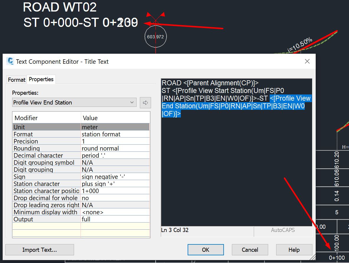 Solved: Splitted Profile View title text has multiple end stations ...