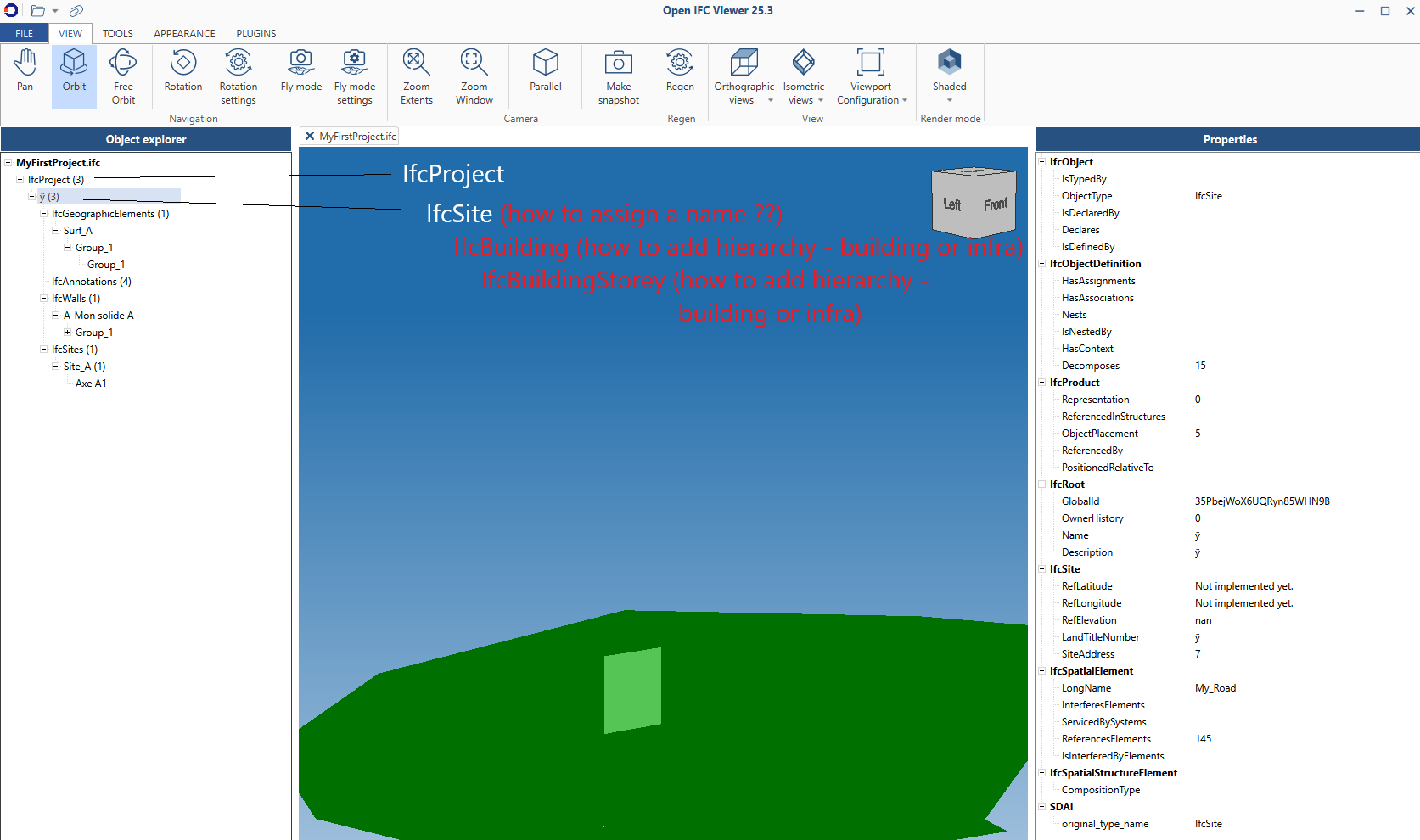 Customize the IFC hierarchy generated by IFC 4.3 Extension for Civil 3D ...