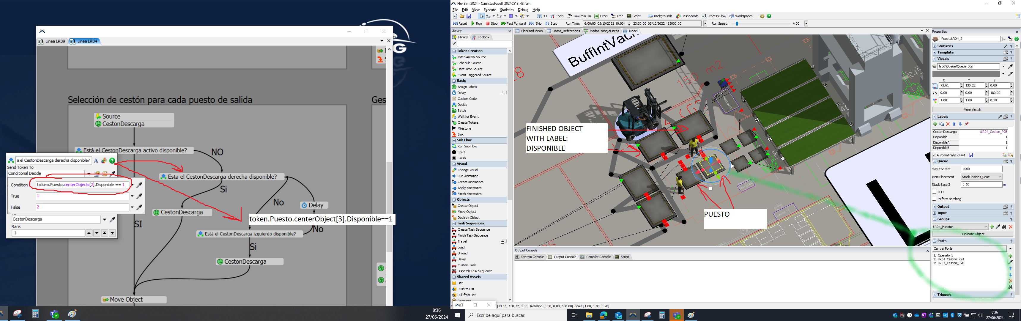 Solved: Sending to a port depends on the finished object's labels ...