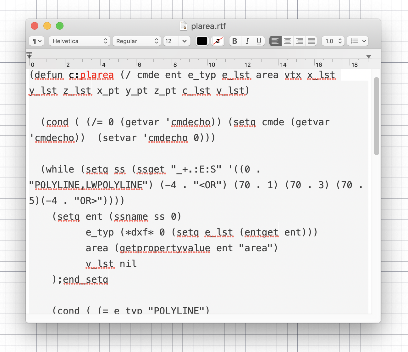 Solved Is There A Lisp File To Calculate Area And Place Text At ~center Of Polyline Autodesk