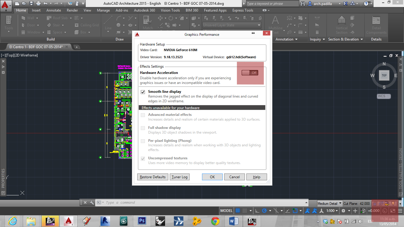 Solved: Graphics problem in AutoCAD 2015 - Autodesk Community