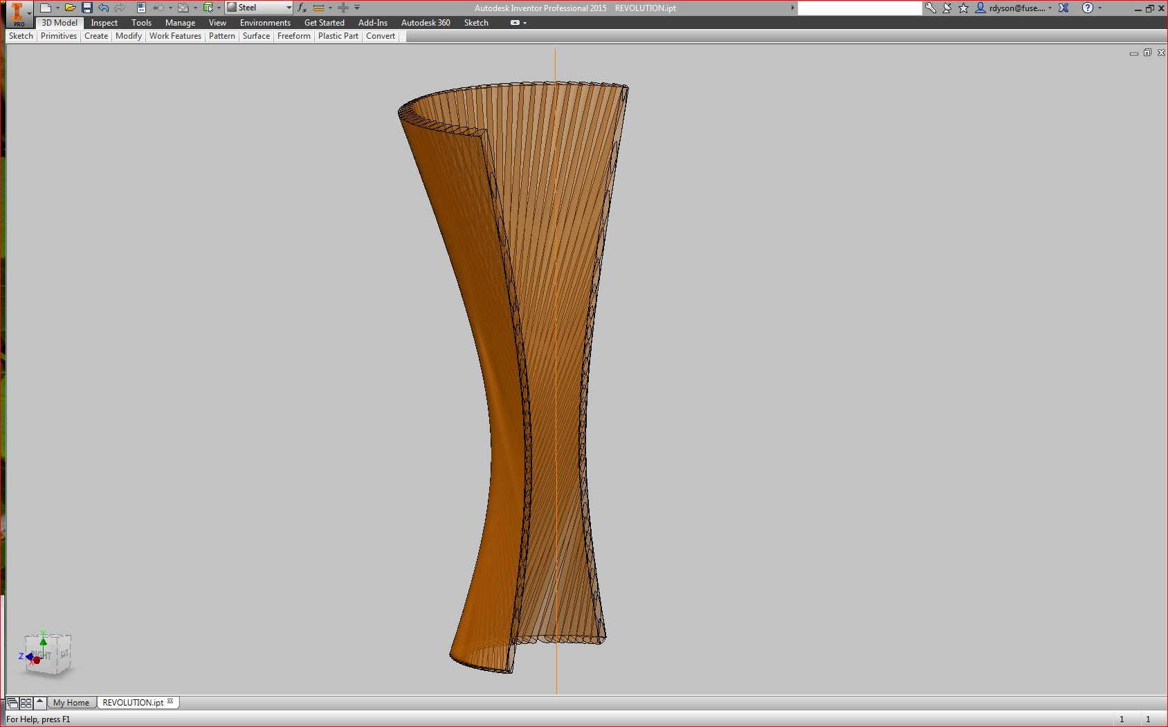 Solved: Revolution of a solid or a surface - Autodesk Community