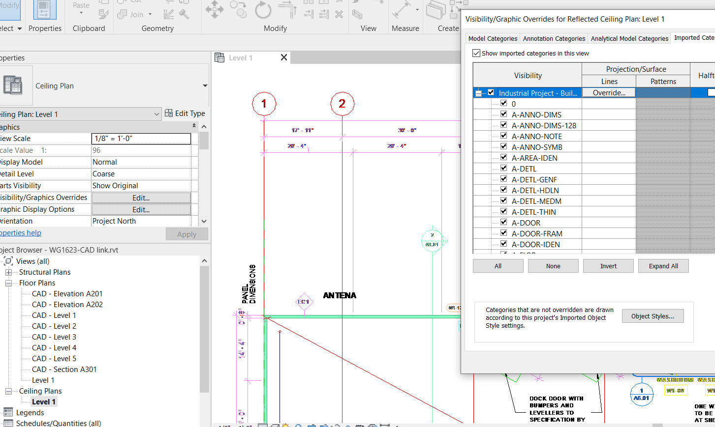 Unable to override CAD layer lineweights in RCP - Revit 2020.2 - Autodesk Community