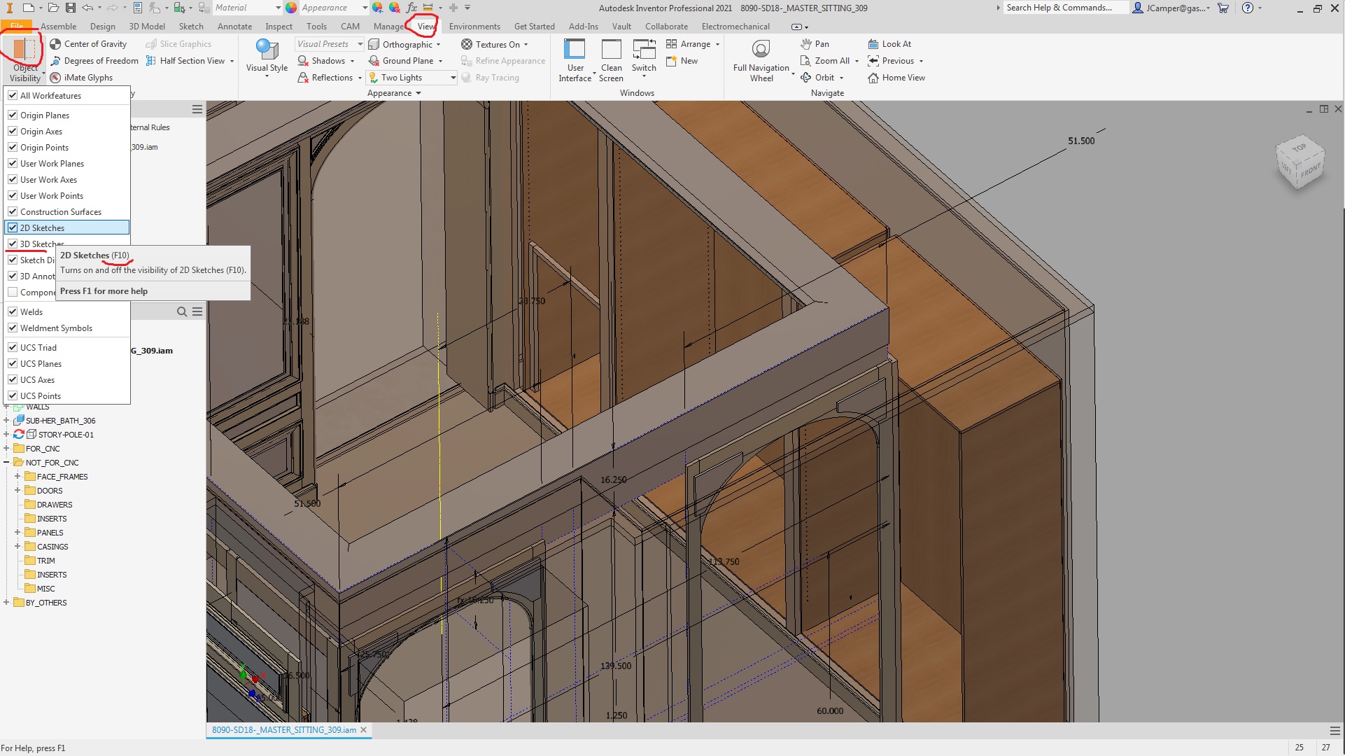 Solved: Show hidden parts to unhide them - Autodesk Community