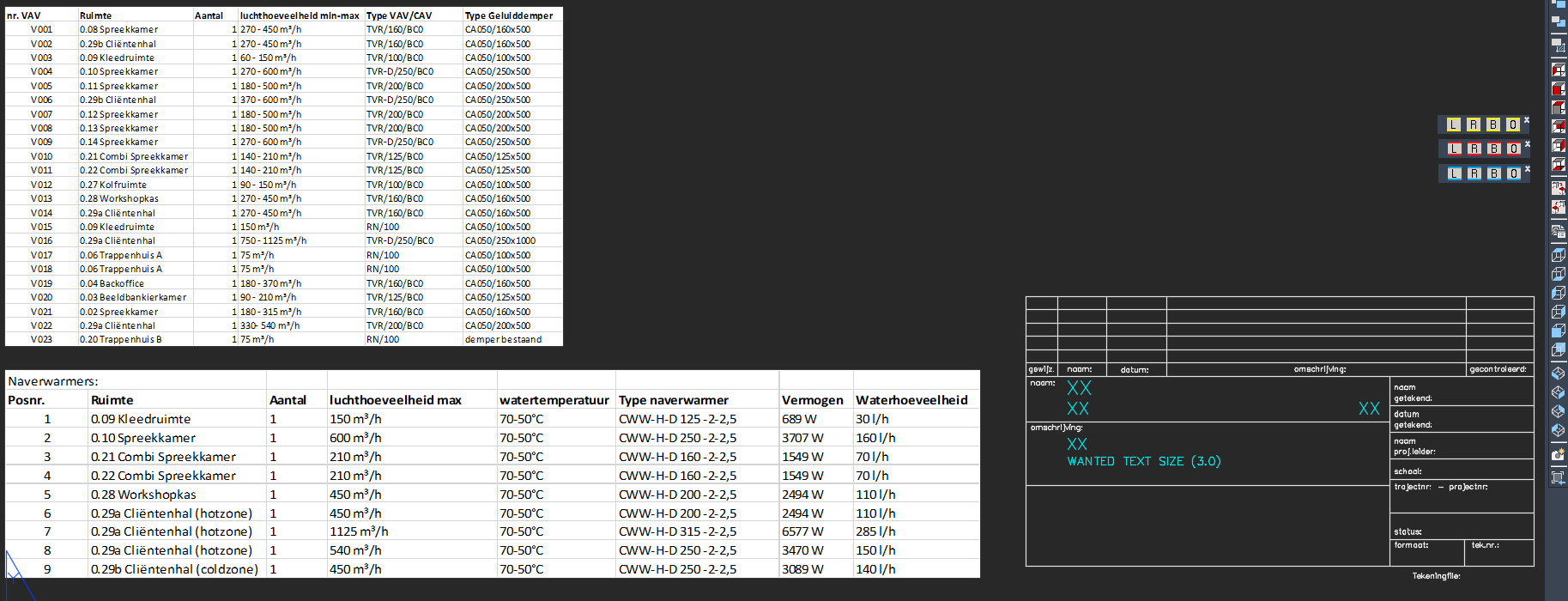 Solved: Change text heights OLE/ Excel objects into same/ wanted size as used in a block ...