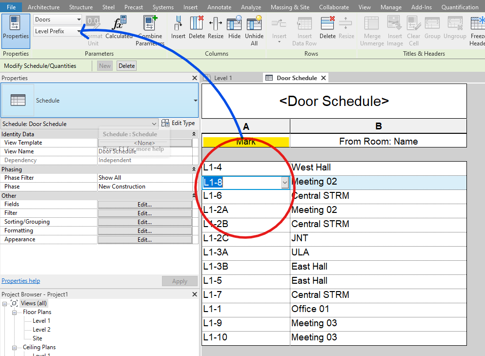 Sequential Door Schedule - Sorting with letters and numbers ? - Autodesk Community