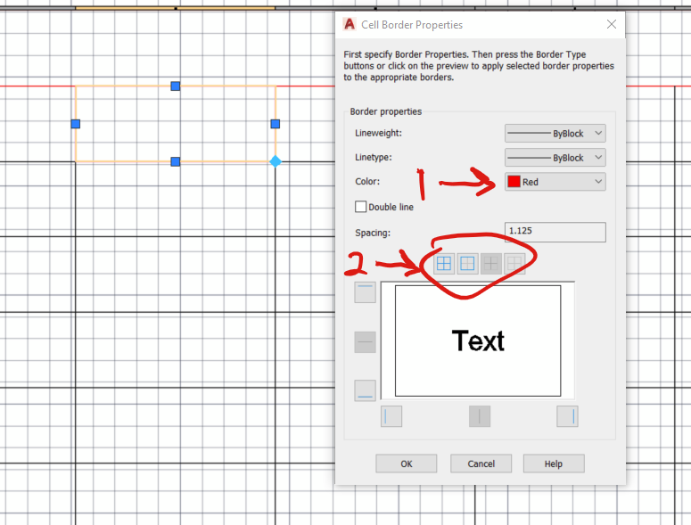 Part table grid line color changes continuously - Autodesk Community