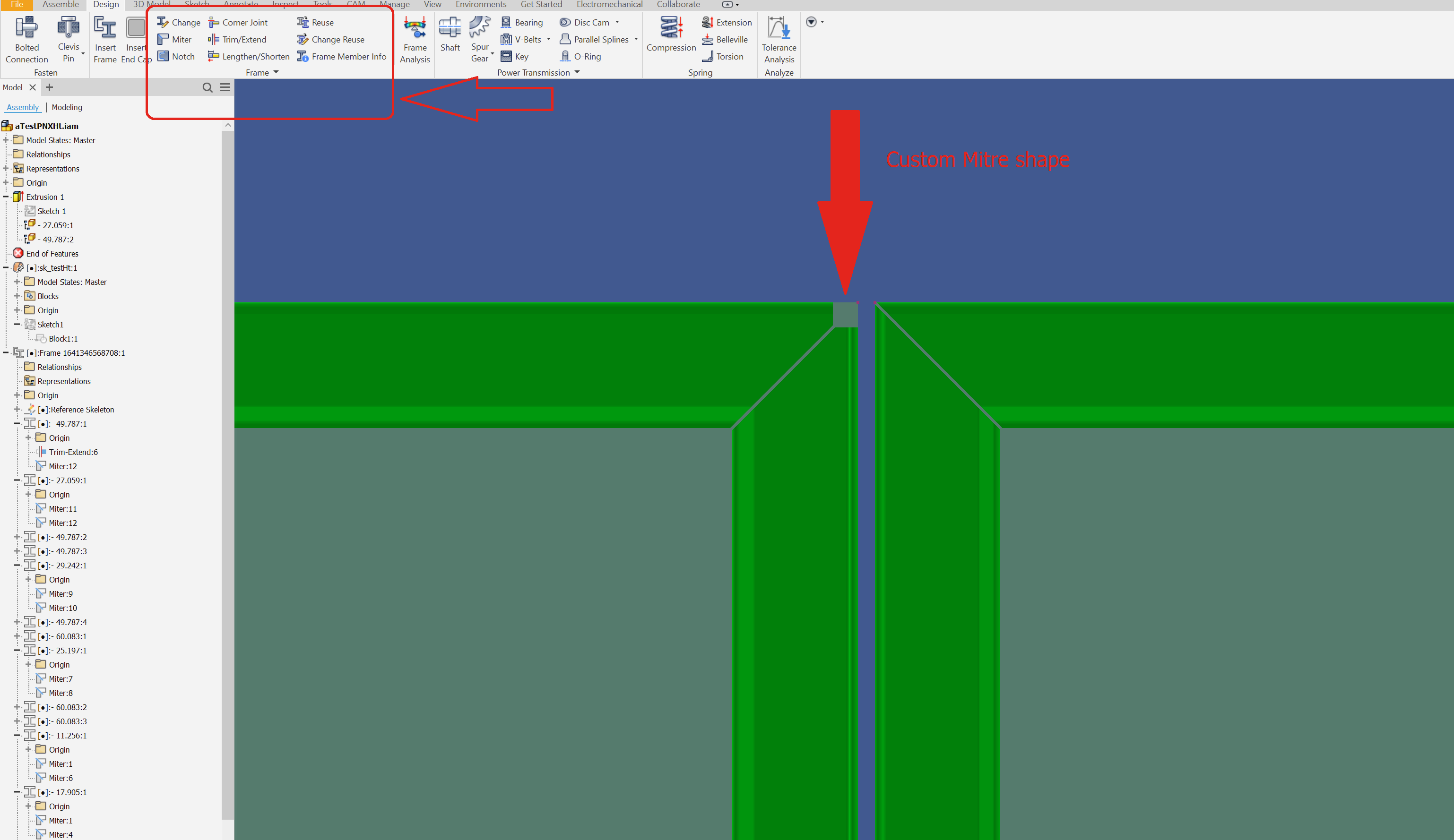 Solved: Frame Generator - Custom Mitre Cutout - Autodesk Community
