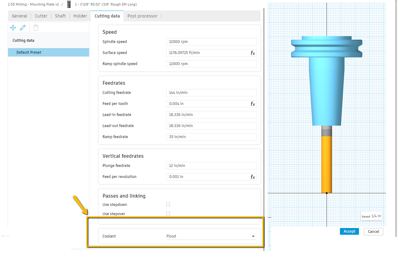 Solved: Disable Coolant toolpath Dropdown - Autodesk Community