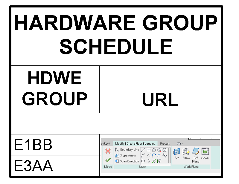 Solved: Merge rows in schedule - Autodesk Community