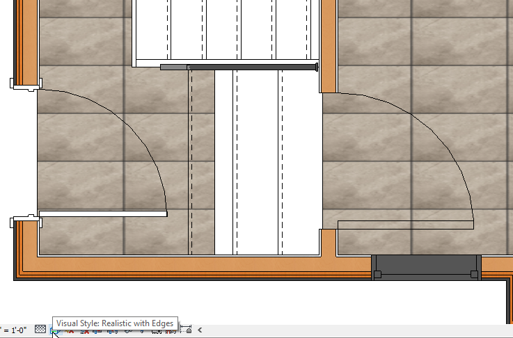 Change appearance of Step Treads and Risers in Realistic View ...
