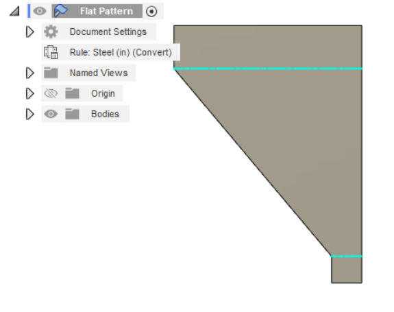 Solved: Flat pattern from a solid object. - Autodesk Community