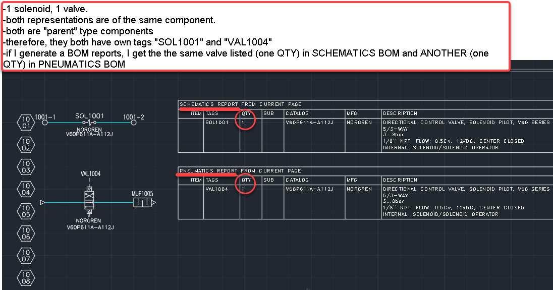 Solved: Parent and Child symbols linked, but with different tag names? - Autodesk Community