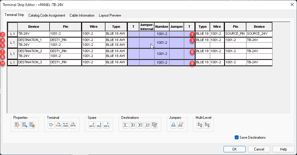 Solved: Terminal Strip as Common Rail - Autodesk Community