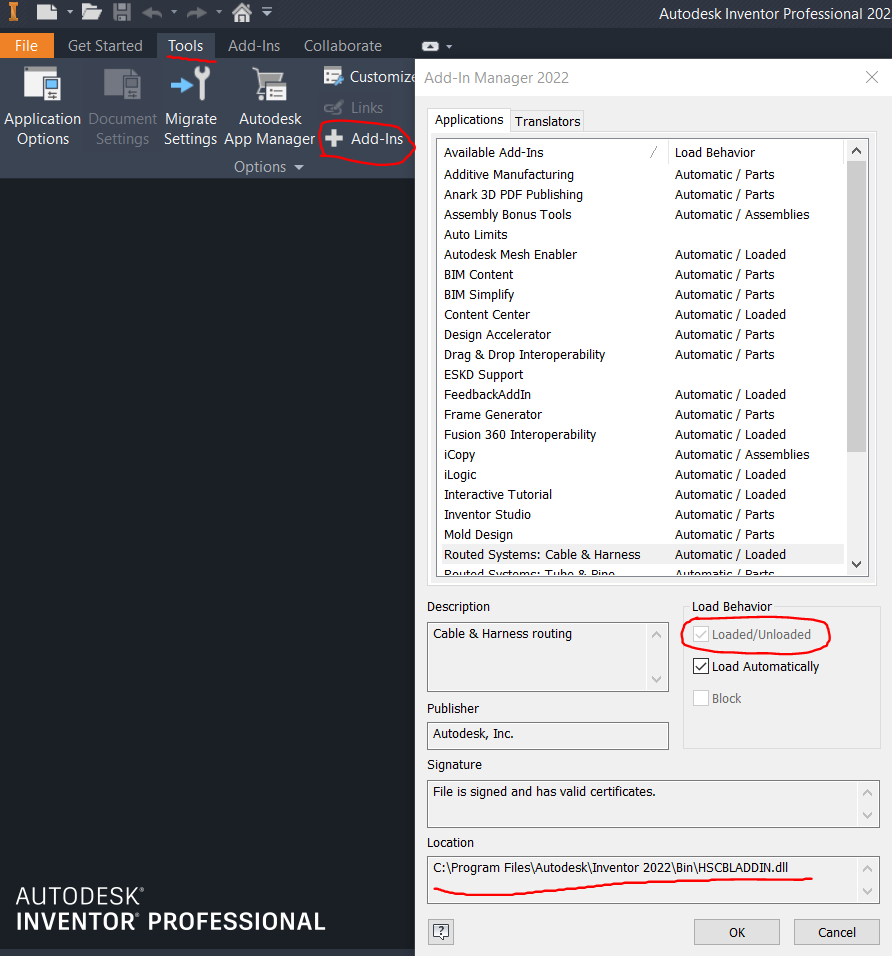Solved: Where is the Harness & Cable (Panel) in Inventor Professional 2021 - Autodesk Community