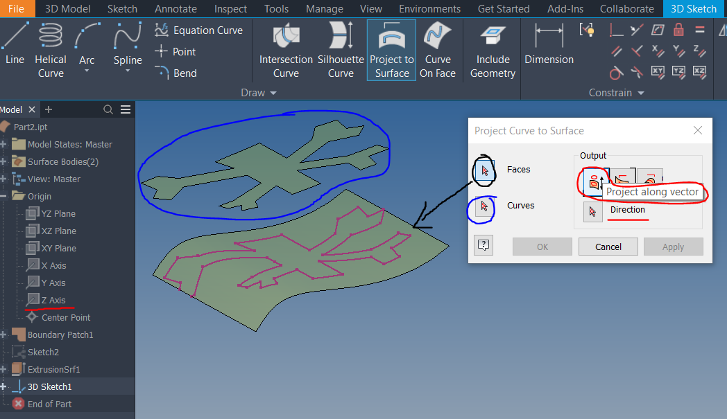Solved: Convert a flat surface into a freeform - Autodesk Community