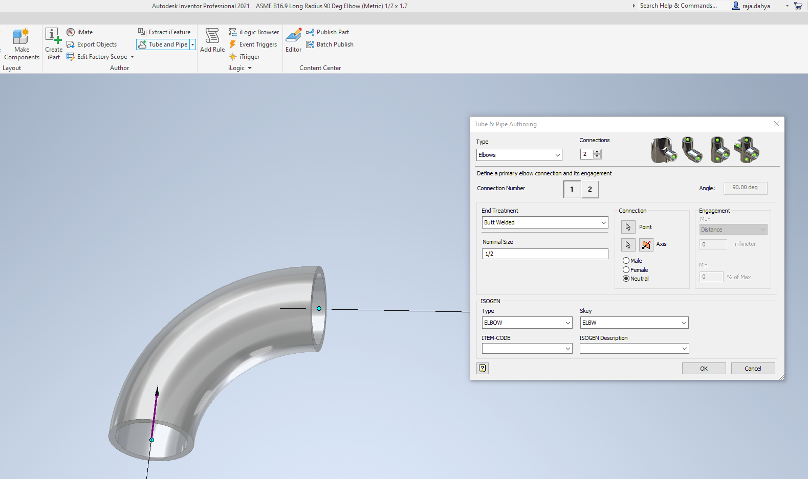 Solved: Routing with elbows always wrong direction - Autodesk Community