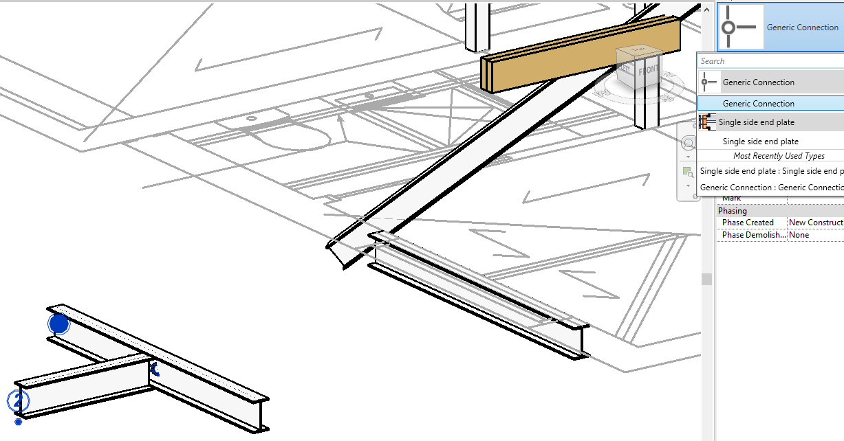 Steel connection help - Raking beam. - Autodesk Community