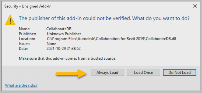 Solved: Revit Unsigned Addins from Autodesk - Autodesk Community
