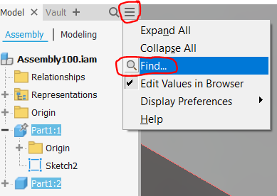 Solved: Filter all the parts by description - Autodesk Community