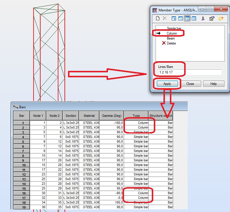 Solved: Lattice Frame (3D frame) Steel Design omits certain elements - Autodesk Community