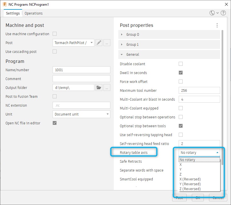 Solved: Post Processor for Tormach PCNC100 with 4th axis - Autodesk Community