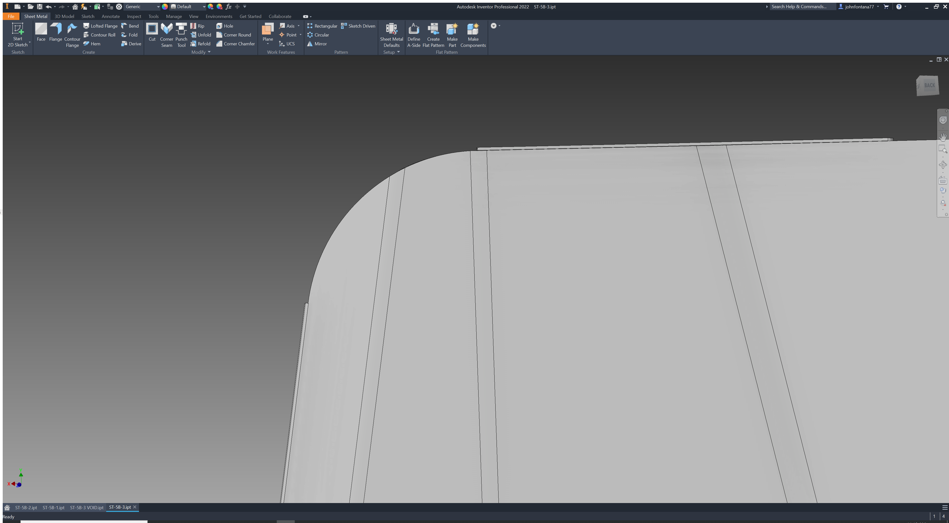 Sheet metal, help making a unique bend - Autodesk Community