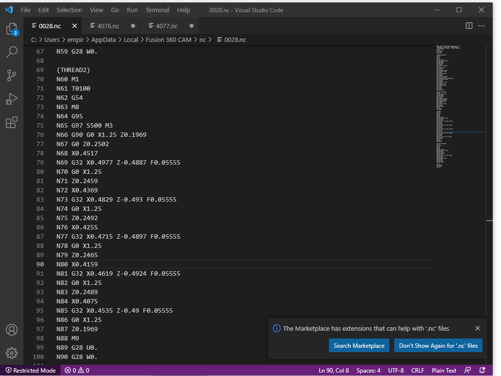 Solved: generic fanuc turning post g76 modification needed - Autodesk Community