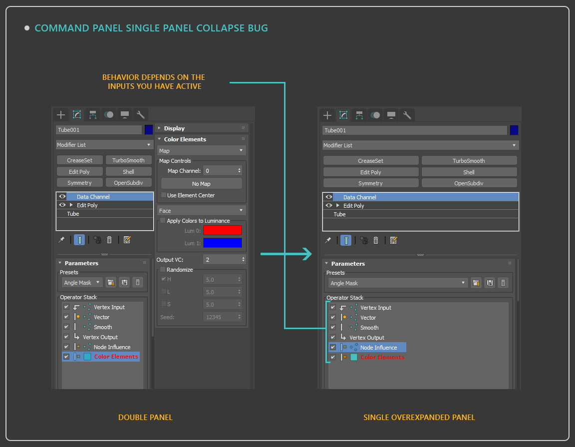 [UI Command Panel] Double-width layout better space detection and usage ...