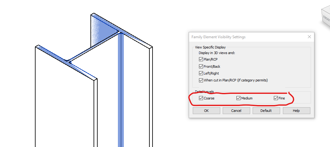 Solved: Cut Column family with mass only cut coarse detail solids (bug ...