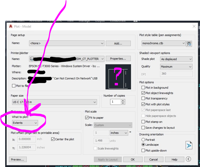 Solved: Plotting Model or Layout produces blank page - Autodesk Community