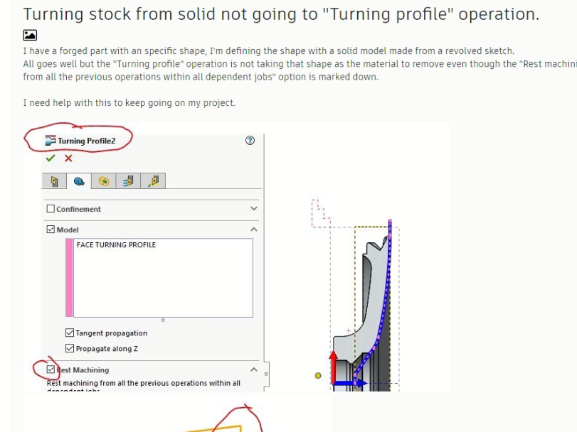 Solved: Turning stock from solid not going to "Turning profile" operation. - Autodesk Community