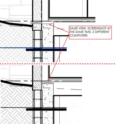 Profile sweep with detail component showing selectively backwards in a ...