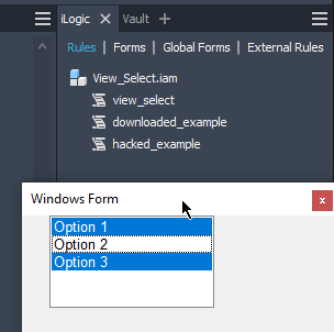 Solved: MultiSelect ListBox help needed - Autodesk Community