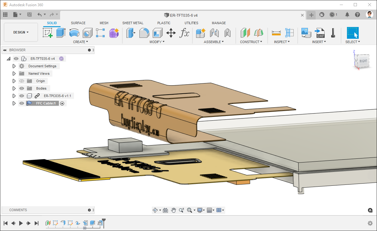 Bending Modeled FFC Cable - Autodesk Community