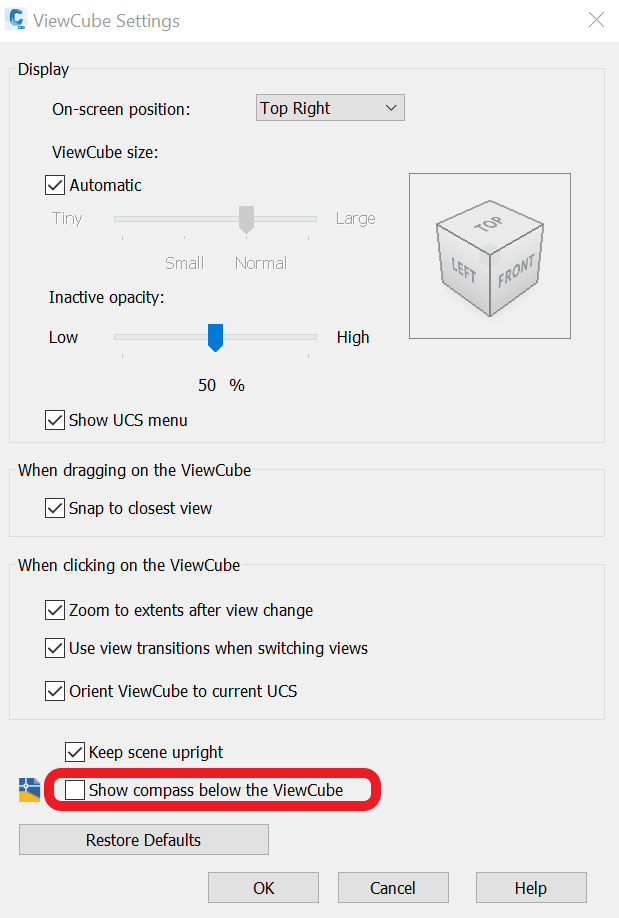 View cube rotation in AutoCAD2016 - Autodesk Community