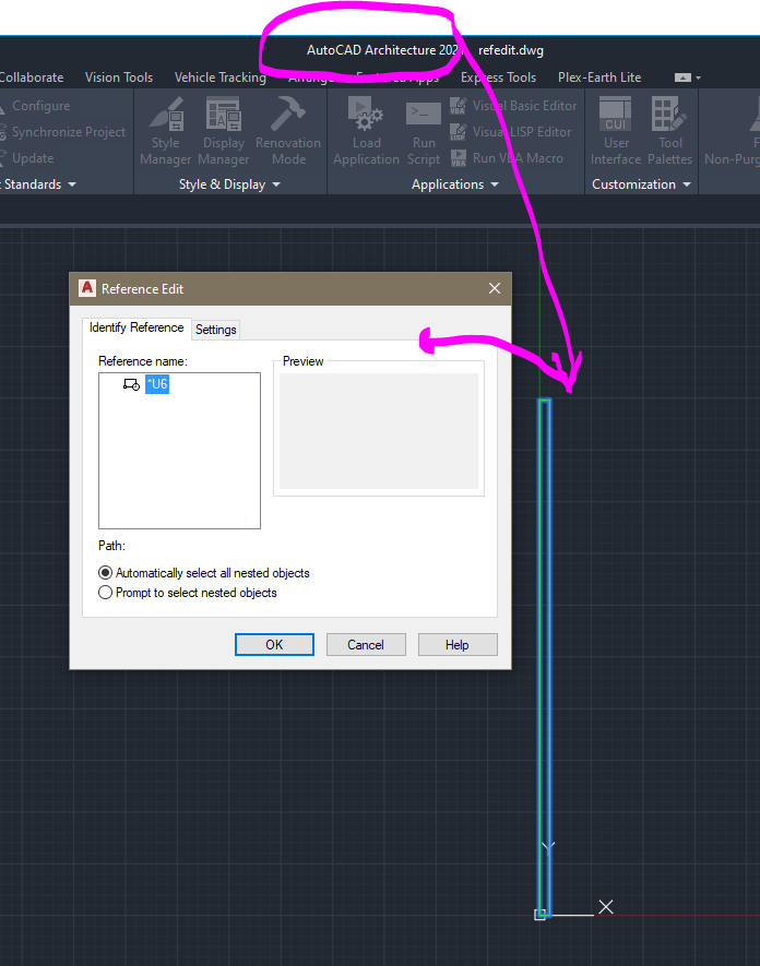 AutoCAD 2022 - Cannot REFEDIT anonymous block - Autodesk Community