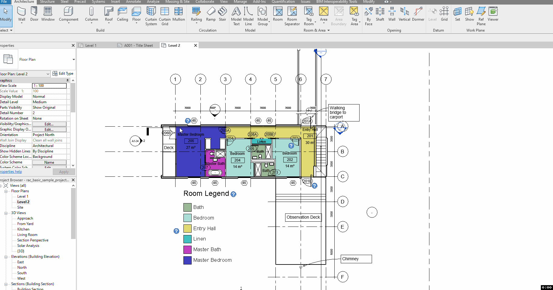 Solved: revit tutorial lesson five: create edit delete room: at 5:52, the selection failed on my ...