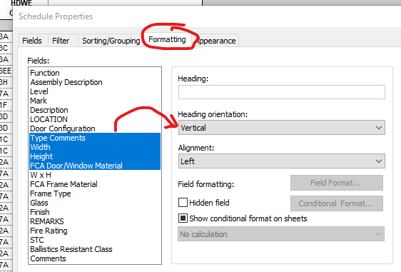 Schedule Properties - blank row height - Autodesk Community