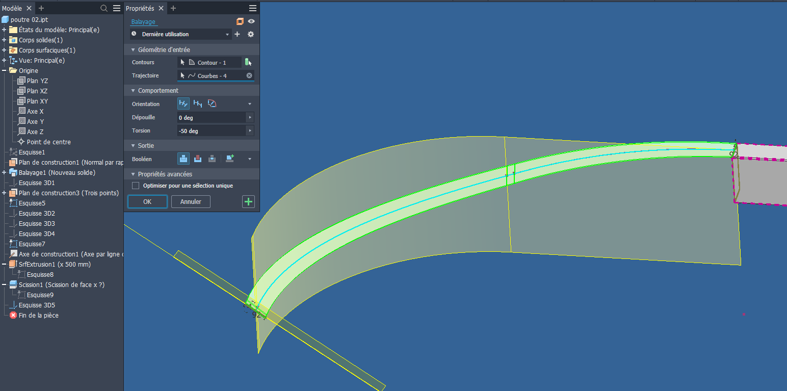 Résolu : Inventor : impossible de realiser mon lissage - Autodesk Community