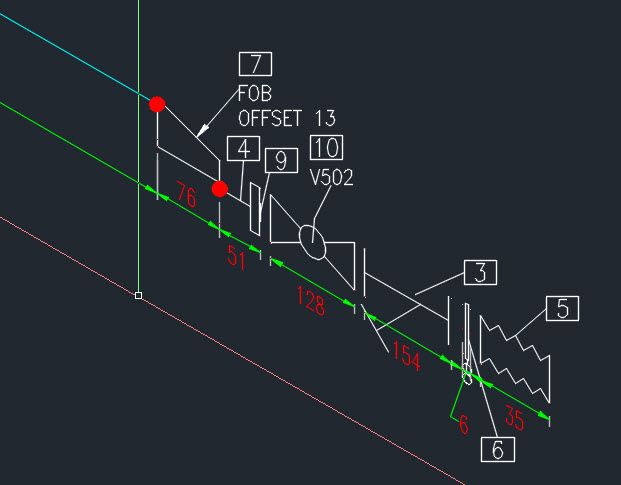 why the result of isometric of reducer eccentric is not align ...