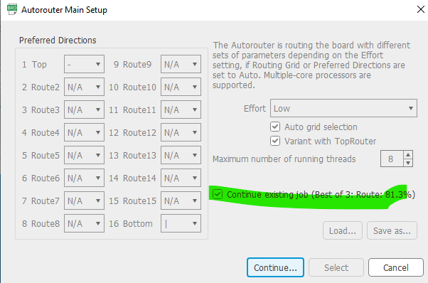 Solved: Starting the Autorouter has loaded an old version of my board. Cannot get new changes ...