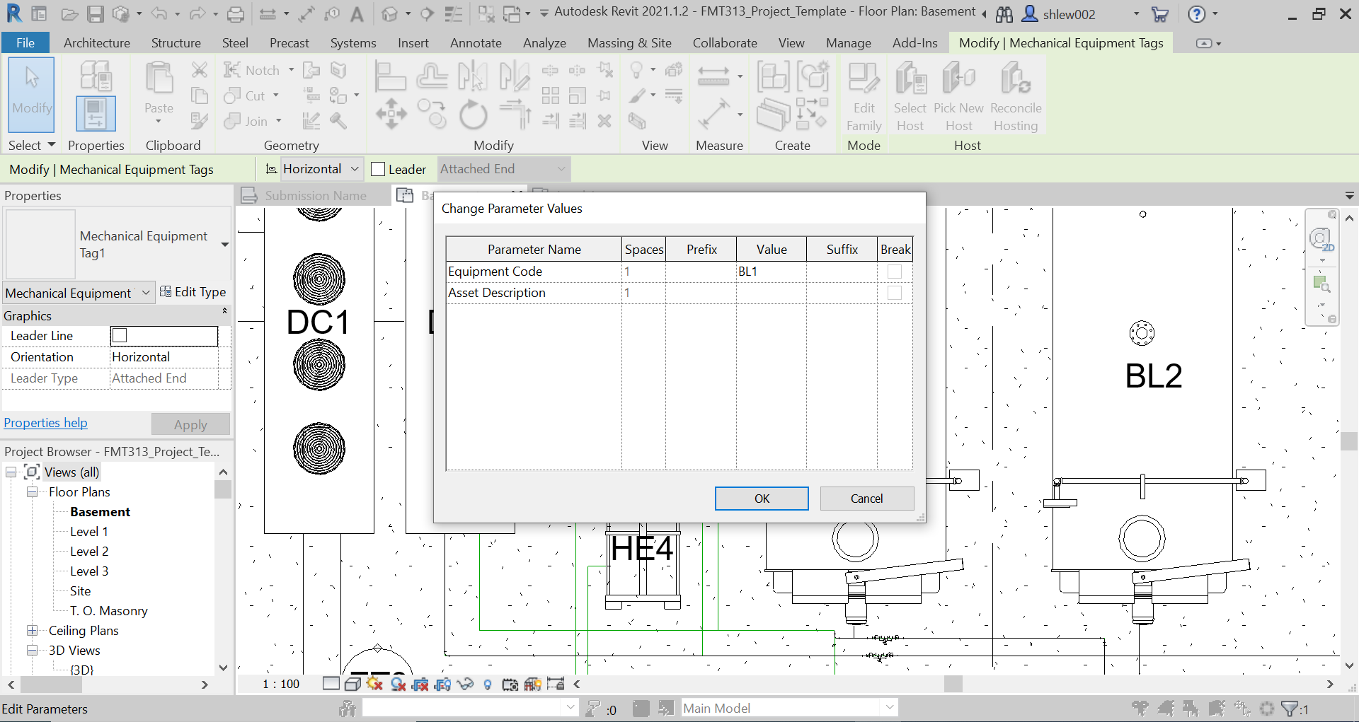 Renaming Tags on mechanical equipment - Autodesk Community