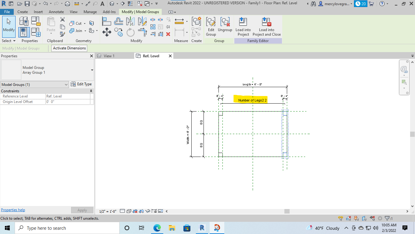 Solved: revit tutorial: when identity data fails to show in the family ...